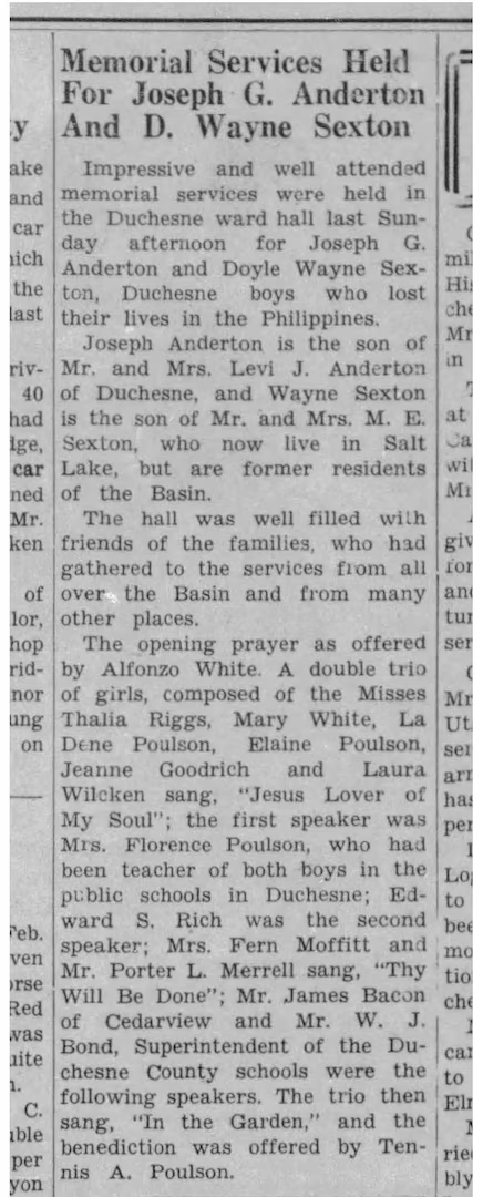 Remains of POW WWII Soldier Identified From Duchesne, Utah | Basin Now