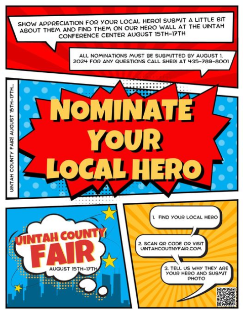 Nominate Your Local Hero Now For The Uintah County Fair Hero Wall ...